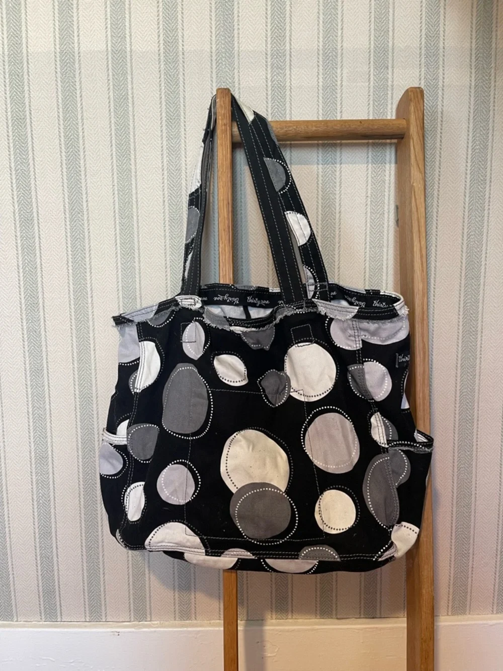 thirty-one | Bags | Soldthirtyone Retro Metro Canvas Tote Shoulder Bag ...